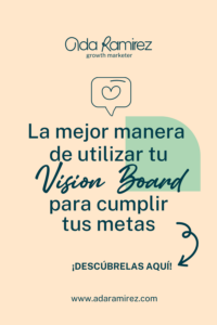 ¿Quieres lograr tus metas de año nuevo? Crea un vision board