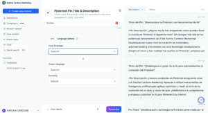 Cómo crear contenido en Pinterest con Jasper AI