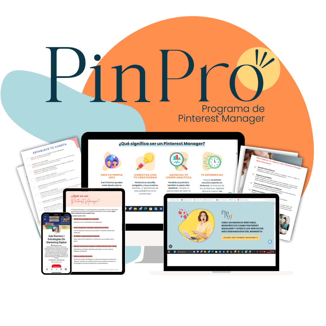 PinPro: El programa para Pinterest Managers - Ada Ramirez